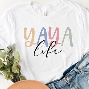 Yaya SVG Bundle Design Yaya Bundle SVG File for Cricut Yaya Shirt SVG ...