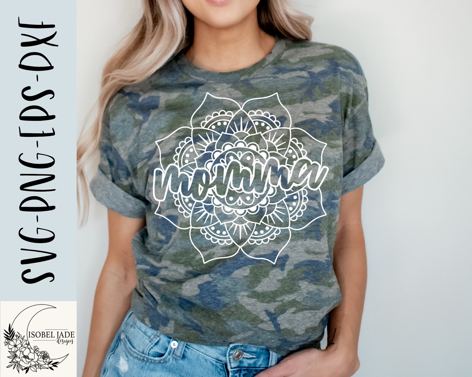 Momma Svg Momma Mandala Svg Motherhood Svg Boho Svg - Etsy