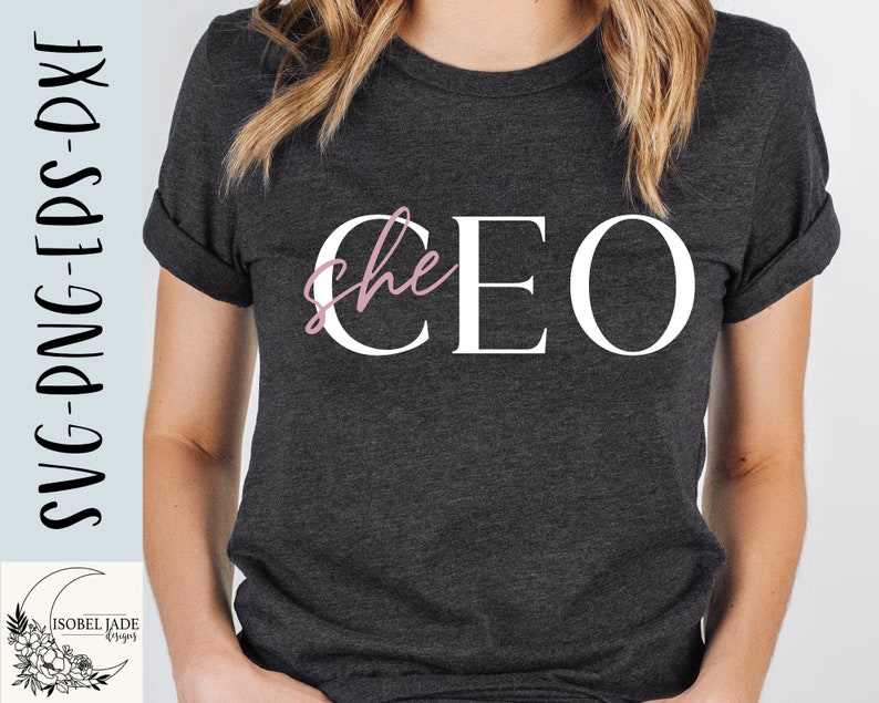 She EO SVG Design - Small Business SVG File for Cricut - Boss Babe Svg ...