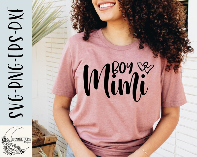 Boy Mimi SVG Design Mimi of Boys SVG File for Cricut Mimi | Etsy