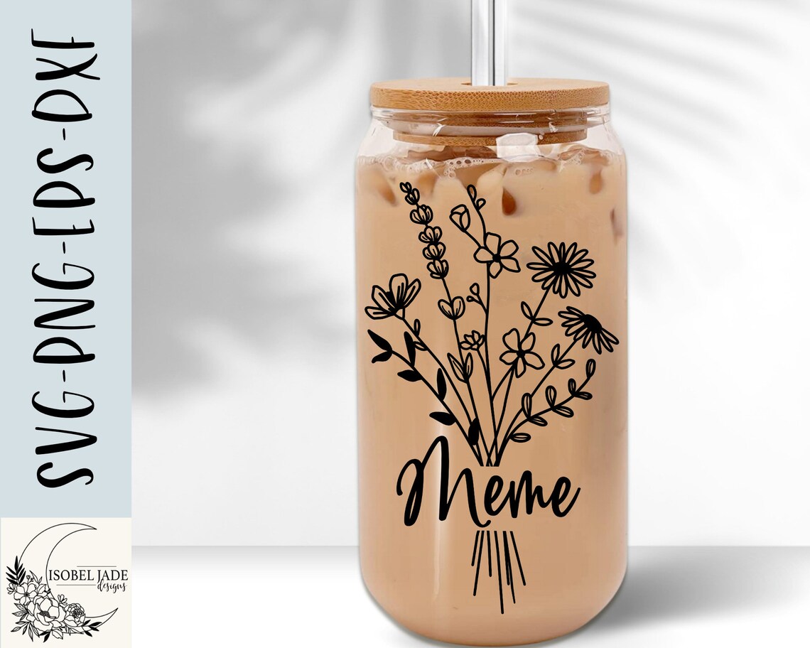 Meme Svg Wildflower Bouquet Svg Meme Shirt Svg Grandma - Etsy