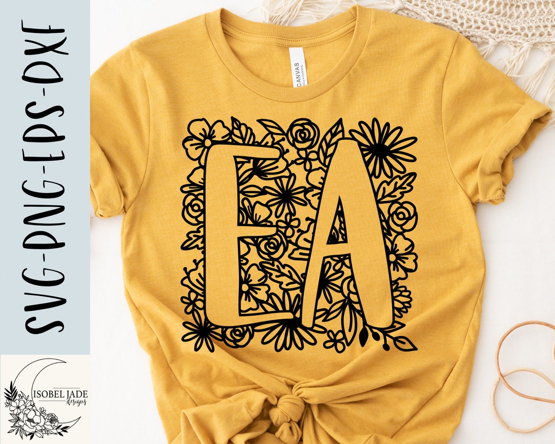 Executive Assistant Svg, EA Flower Svg, Flower Svg, Shirt, EA ...