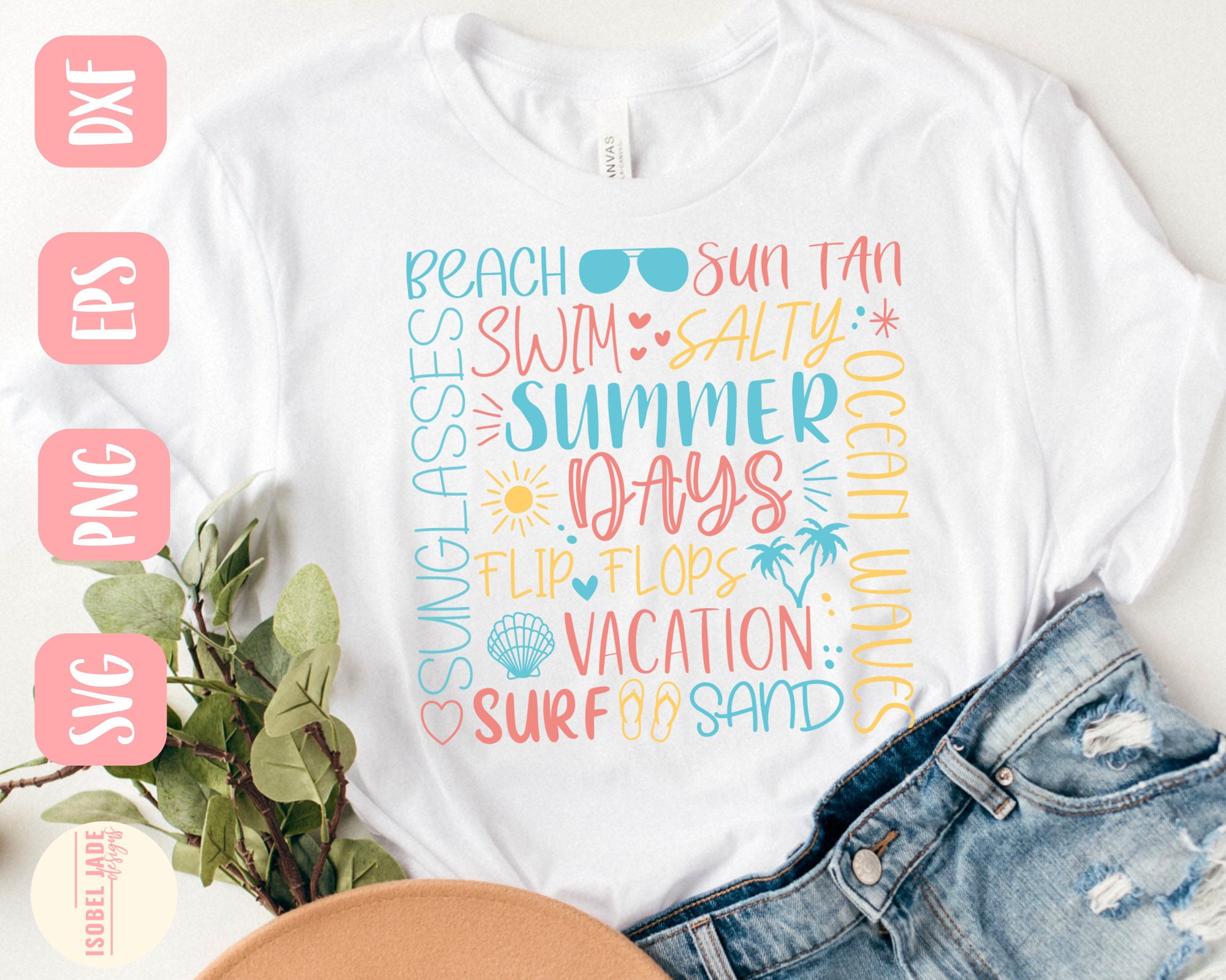 Summer Days Svg Design Summer Shirt Svg File For Cricut Vacation