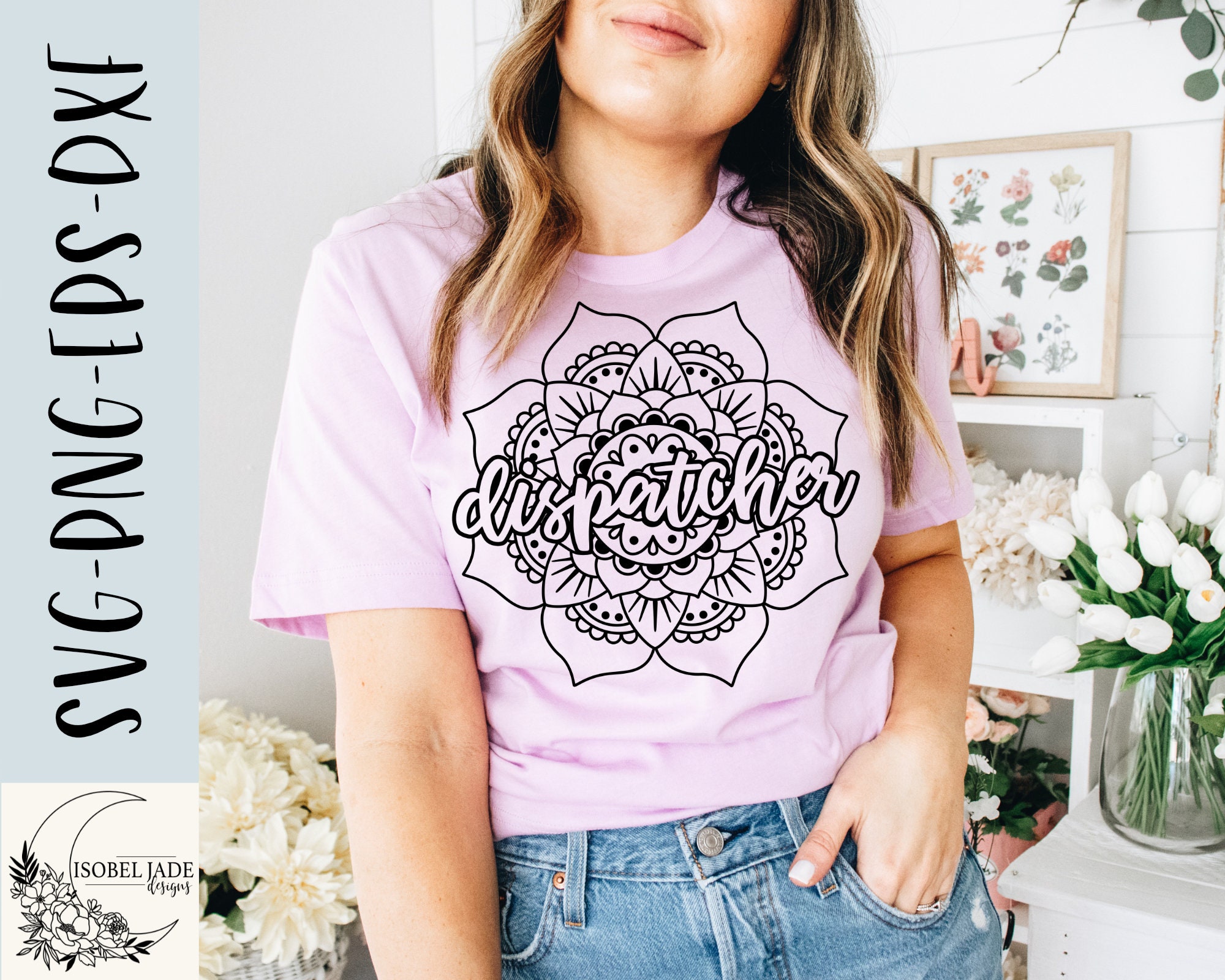 Dispatcher Svg Emergency Dispatcher Svg Mandala Svg - Etsy