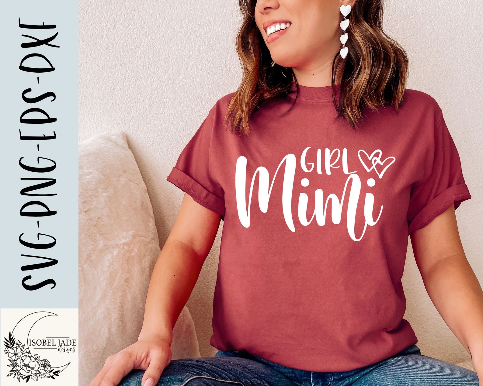 Girl Mimi SVG Design Mimi of Girls SVG File for Cricut - Etsy