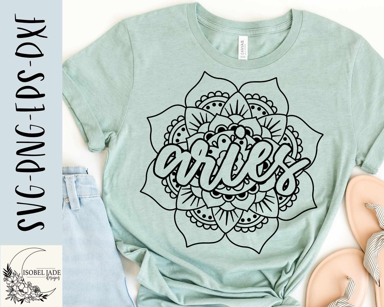 Aries Svg, Aries Mandala Svg, Horoscope Svg, Zodiac Svg, Aries Star ...