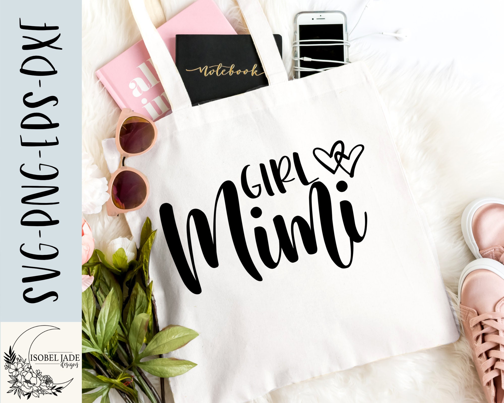 Girl Mimi SVG Design Mimi of Girls SVG File for Cricut | Etsy
