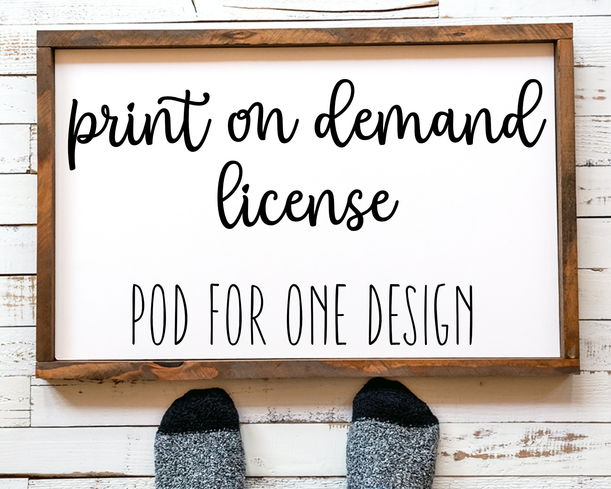 Extended POD commercial license for One SVG design | Etsy