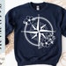 Floral Compass Svg, Flowers Svg, Compass Svg, Travel Svg, Flower Svg ...
