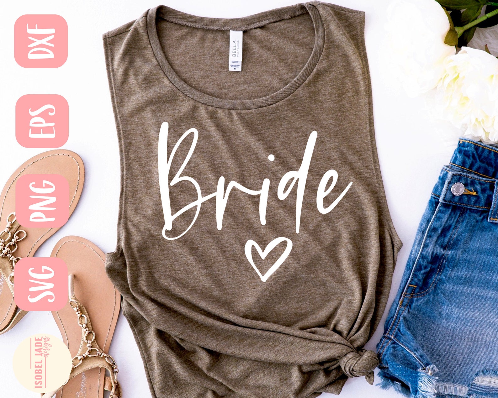 Bride SVG Design Bride Heart Shirt SVG File for Cricut - Etsy