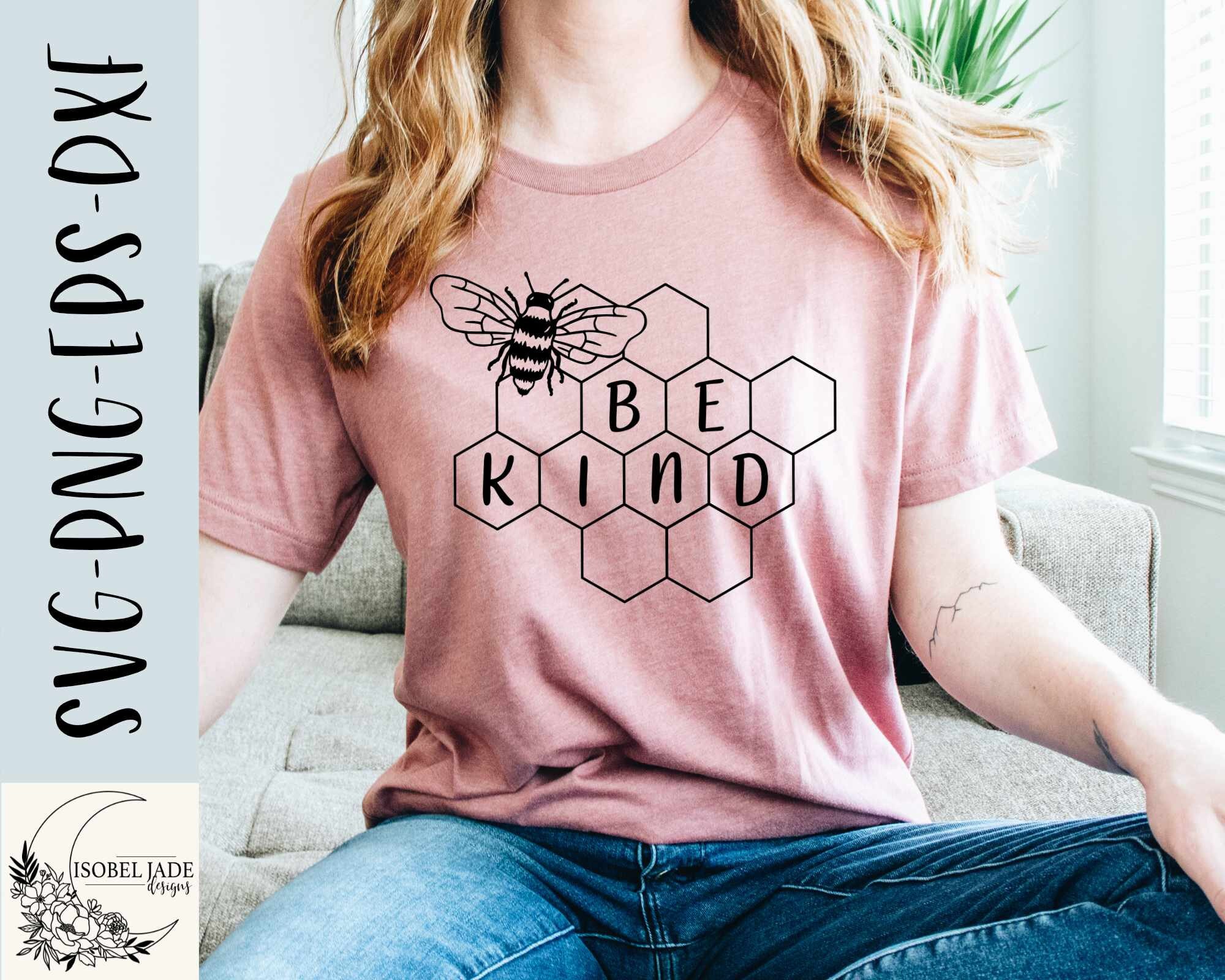 Be Kind SVG Design Bee SVG File for Cricut Honeycomb SVG | Etsy