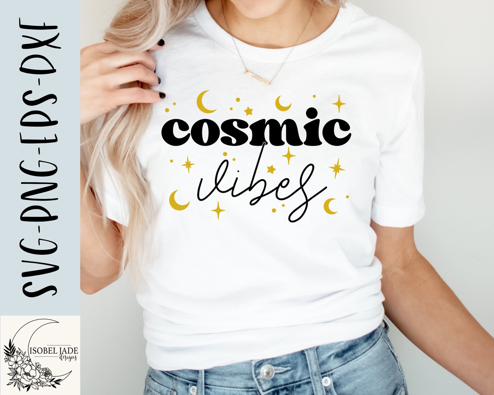 Cosmic Vibes SVG Design Mystic SVG File for Cricut Cosmic - Etsy