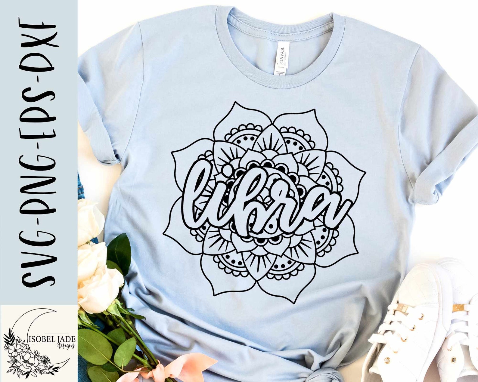 Libra Svg Libra Mandala Svg Horoscope Svg Zodiac Svg | Etsy