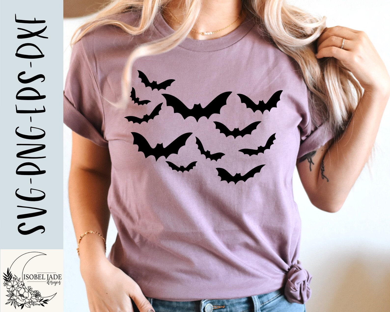 Bats SVG Design Halloween SVG File for Cricut Halloween | Etsy