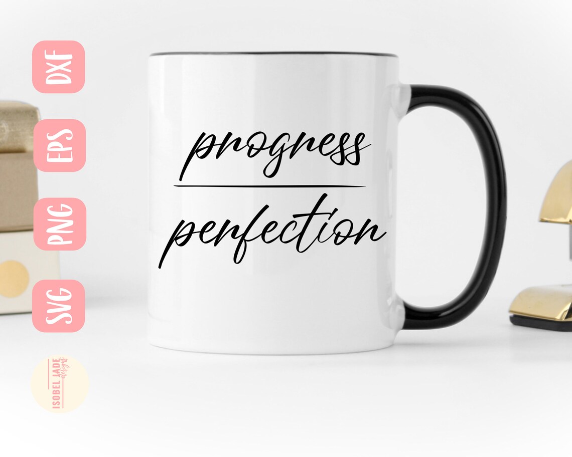 Progress Over Perfection Svg Be the Good Svg Self Love Svg - Etsy