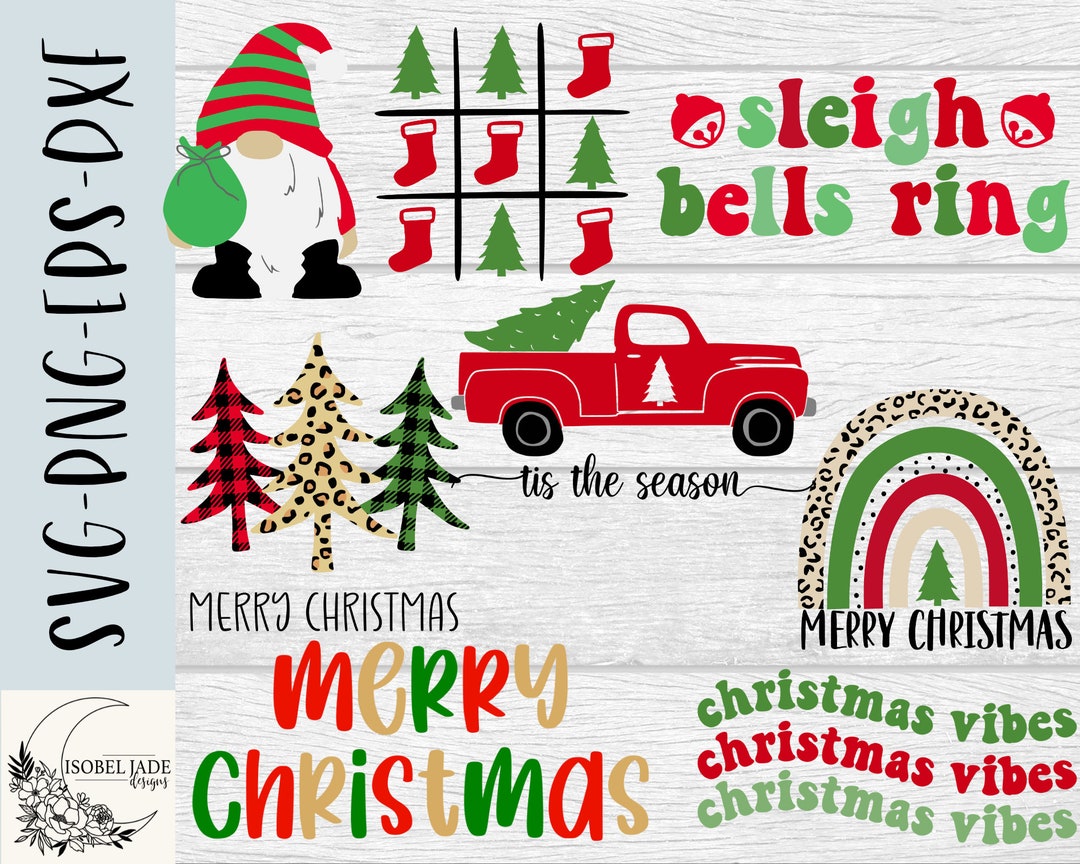 Christmas SVG Bundle - Christmas Sweater SVG for Cricut - Christmas ...