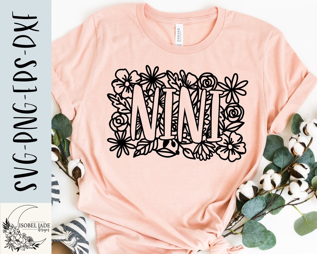 Nene SVG Design Flower Nene SVG File for Cricut Nene Floral SVG Nene ...