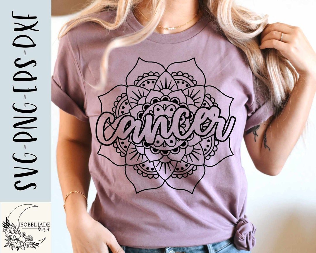 Cancer Svg, Cancer Mandala Svg, Horoscope Svg, Zodiac Svg, Cancer Star ...