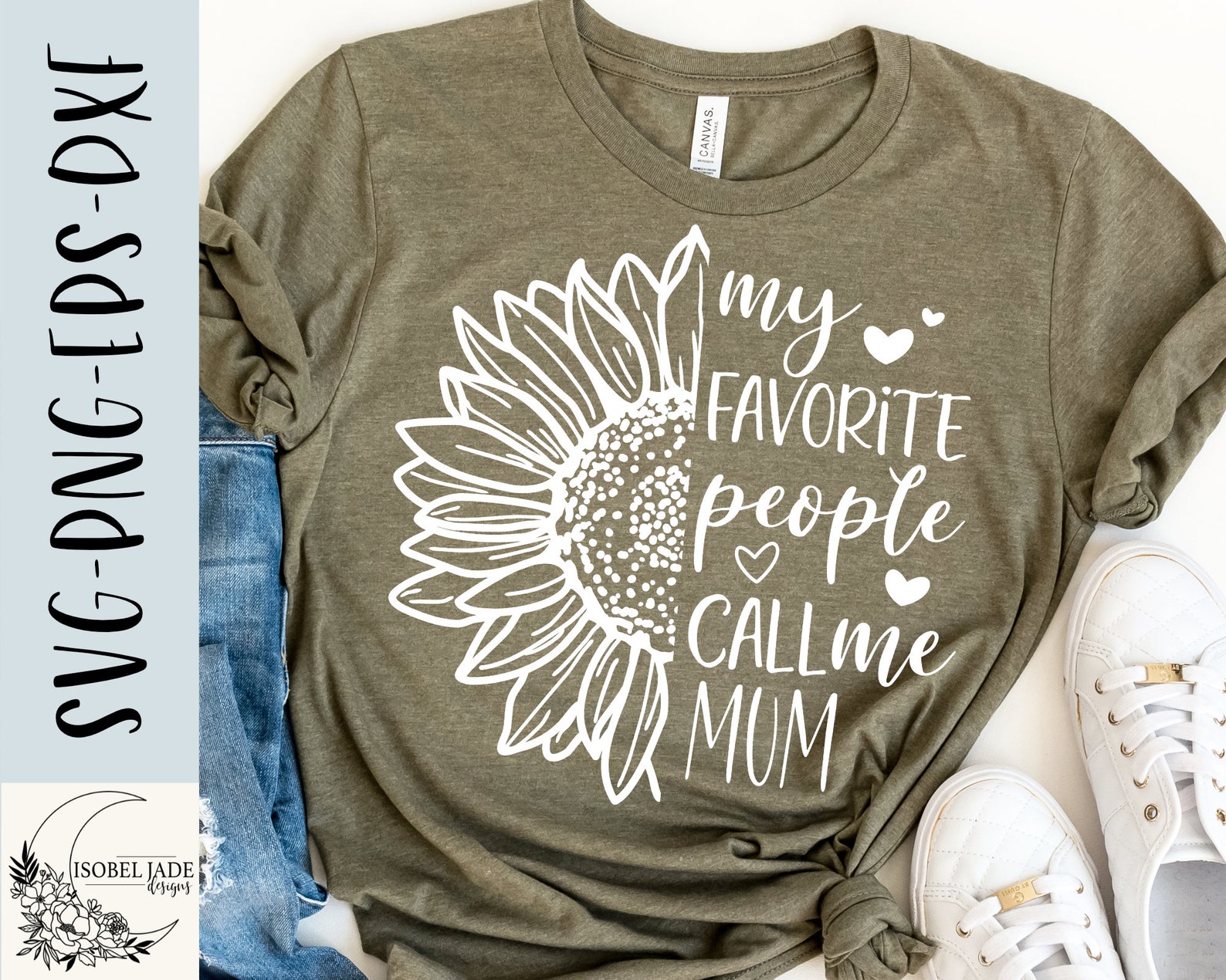 Mum SVG Design My Favourite People Call Me Mum SVG File for - Etsy