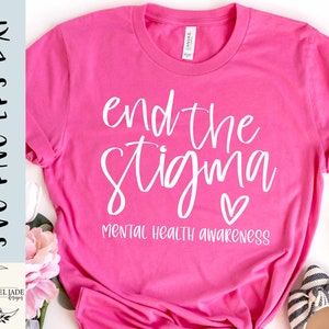 End the Stigma Svg, Mental Health Svg, Are U Okay Svg, Ribbon Svg, You ...