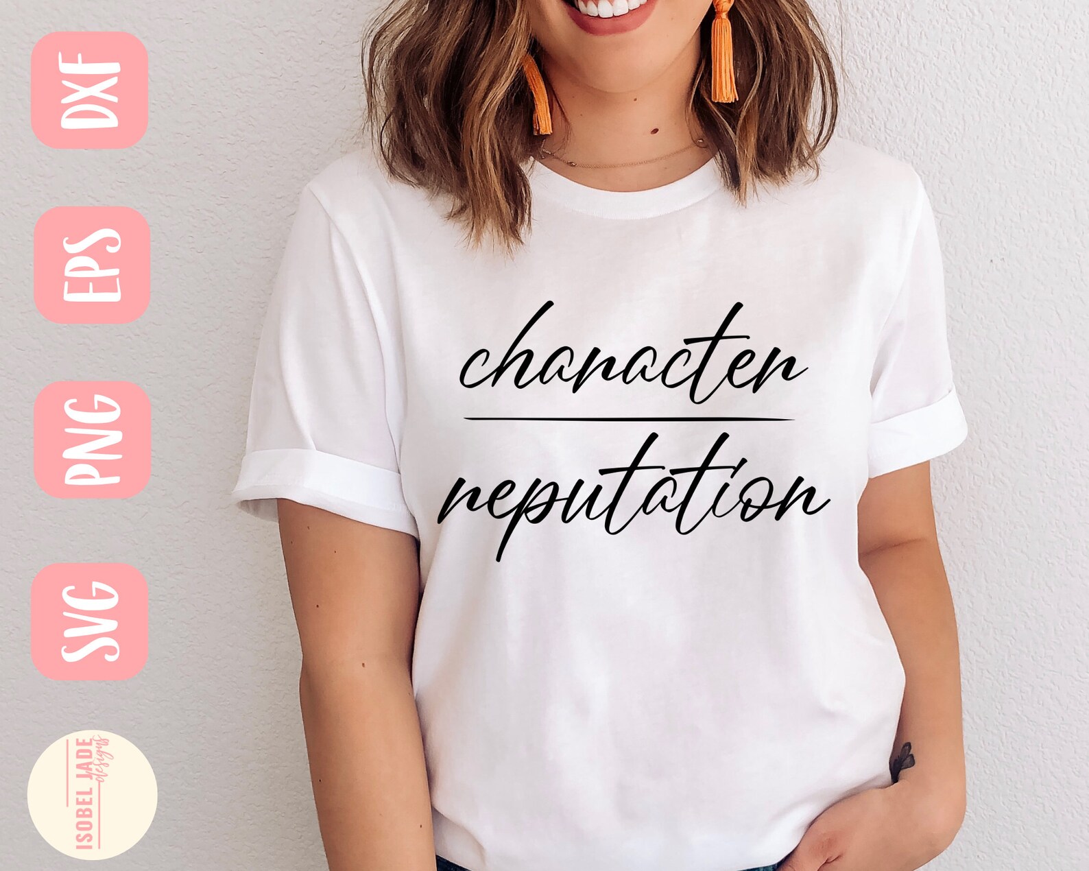Character over reputation svg Be the good svg Self love svg | Etsy