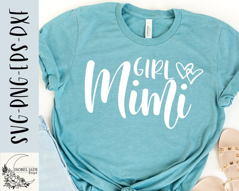 Girl Mimi SVG Design Mimi of Girls SVG File for Cricut - Etsy