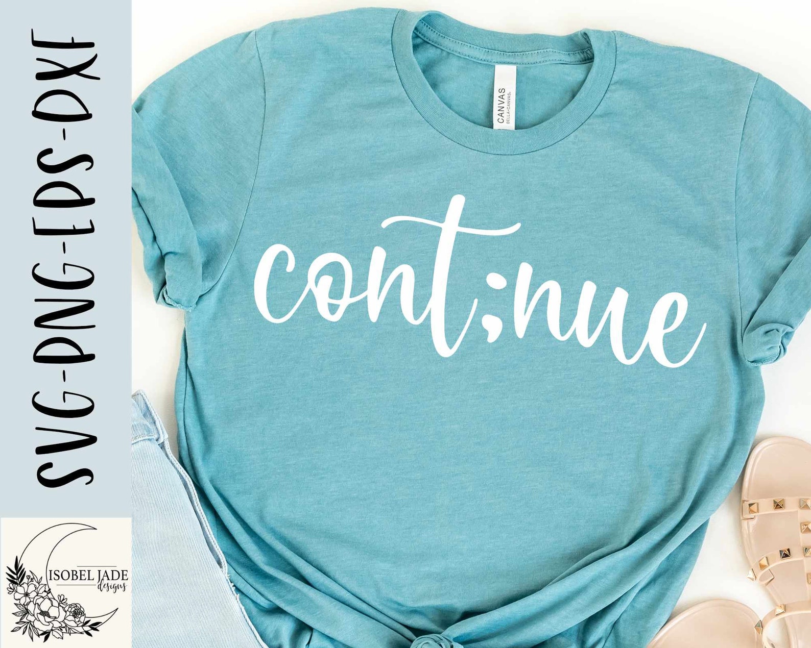 Continue Semicolon SVG Design Continue SVG for Cricut You - Etsy
