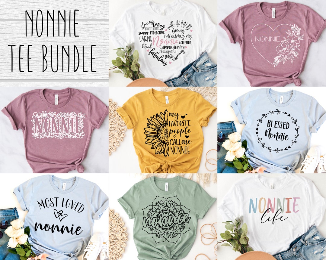Nonnie SVG Bundle Design - Nonnie Bundle SVG File for Cricut - Nonnie ...