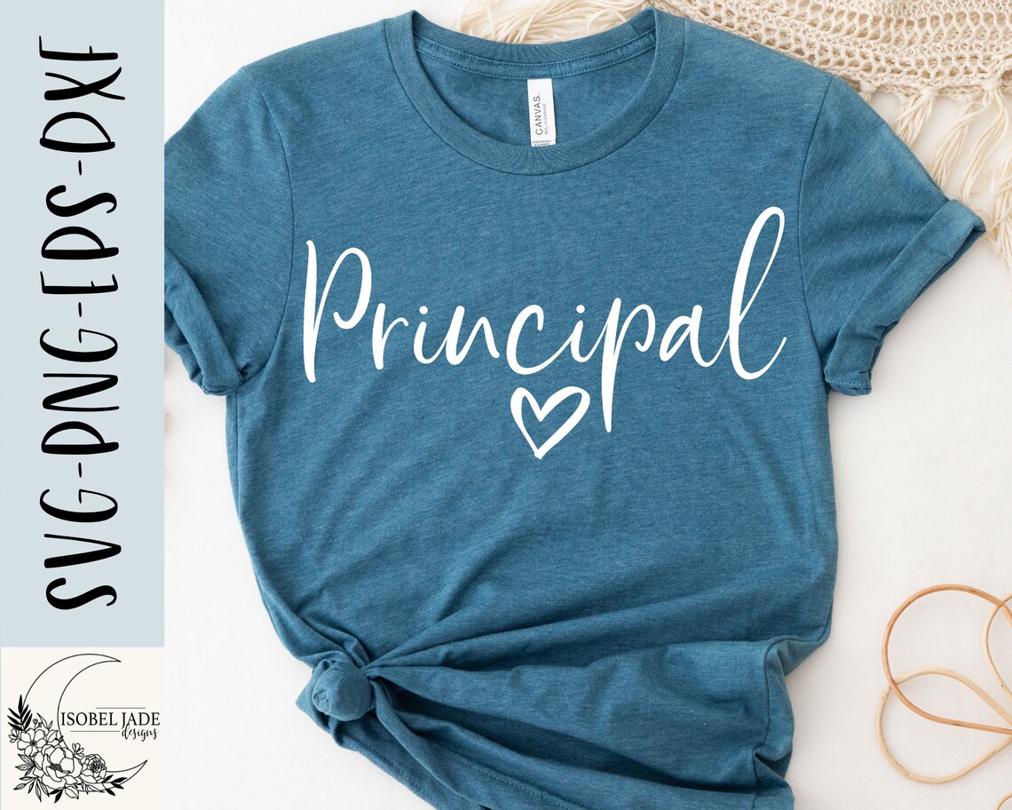 Principal Svg Principal Shirt Svg Modern Svg School Svg - Etsy
