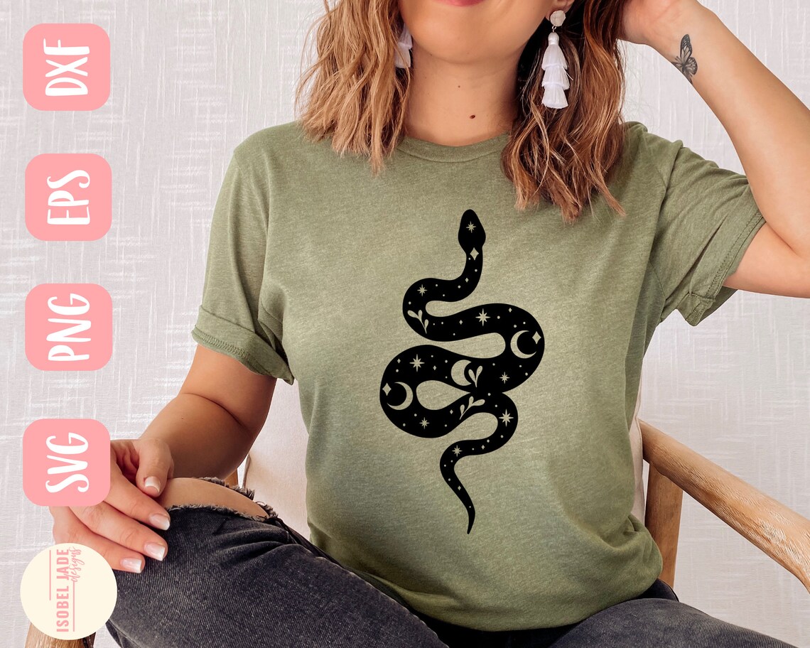 Himmlische Schlange Svg Ophiuchus Svg Schlange Svg Mond - Etsy.de