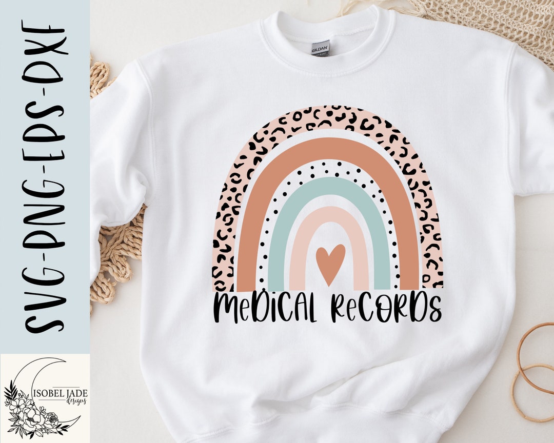 Medical Records Svg, Medical Records Shirt Svg, Rainbow Svg, Medical ...