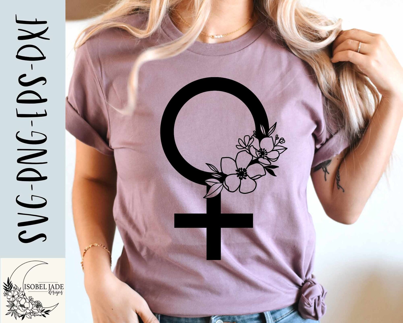 Woman Symbol SVG Design Positivity SVG for Cricut Girl - Etsy