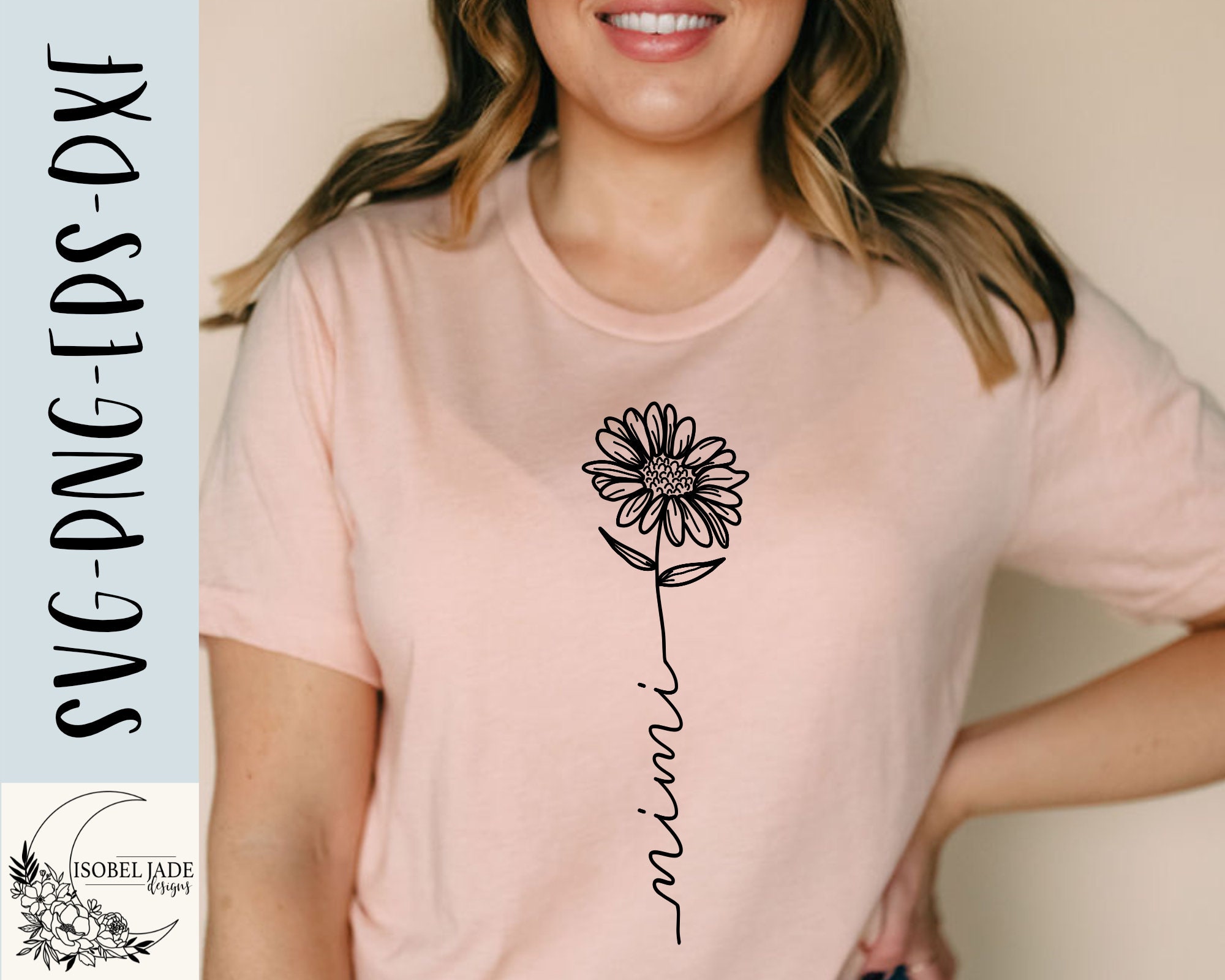 Mimi Flower Svg Grandma Svg Mimi Svg Mothers Day Shirt Svg - Etsy Ireland