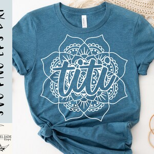 Titi Svg, Mandala Svg, Titi Shirt Svg, Auntie Sublimation File, SVG,PNG ...