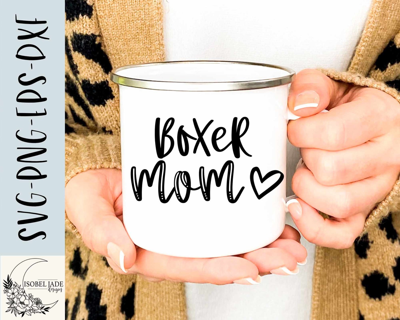 Boxer Mom SVG Design Boxer SVG File for Cricut Dog Mom SVG - Etsy