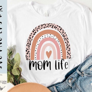 Mom Life Rainbow Svg Mom Svg Motherhood Svg Rainbow Svg - Etsy