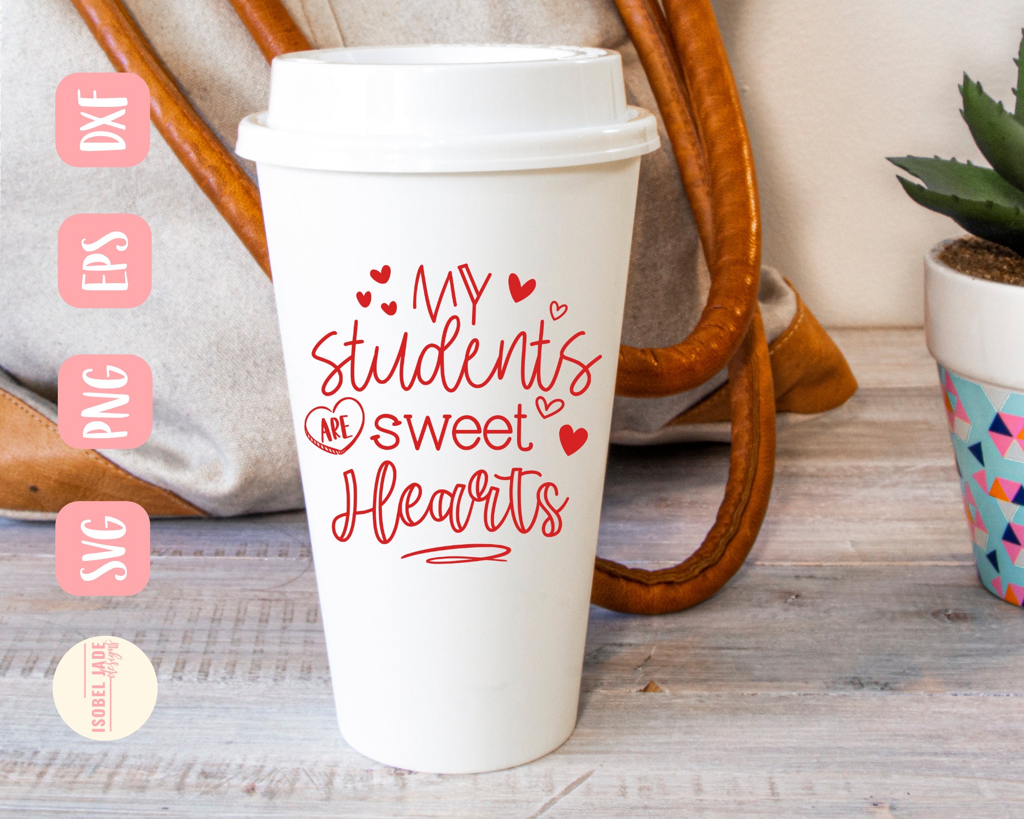 Teacher SVG Design Valentines Day Teacher SVG File for | Etsy