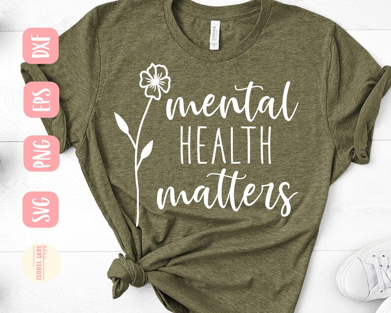 Mental Health Matters Svg Self Love Svg Are U Okay Svg Love Etsy