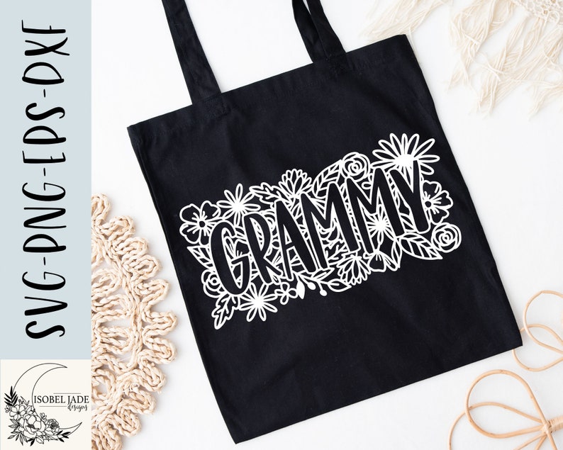 Grammy SVG Design Flower Grammy SVG File for Cricut Grammy - Etsy