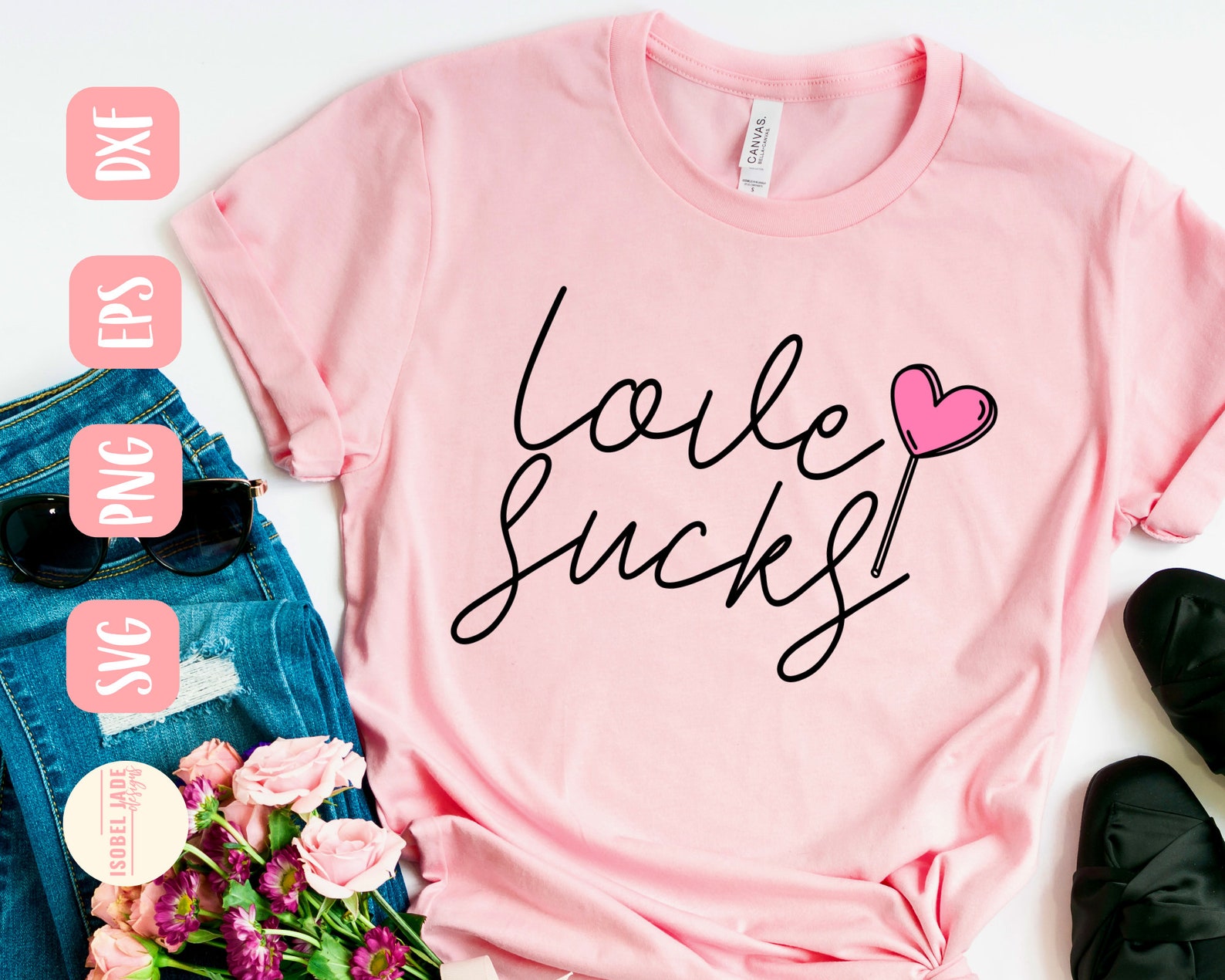 Love Sucks SVG Design Funny Valentine SVG File for Cricut - Etsy