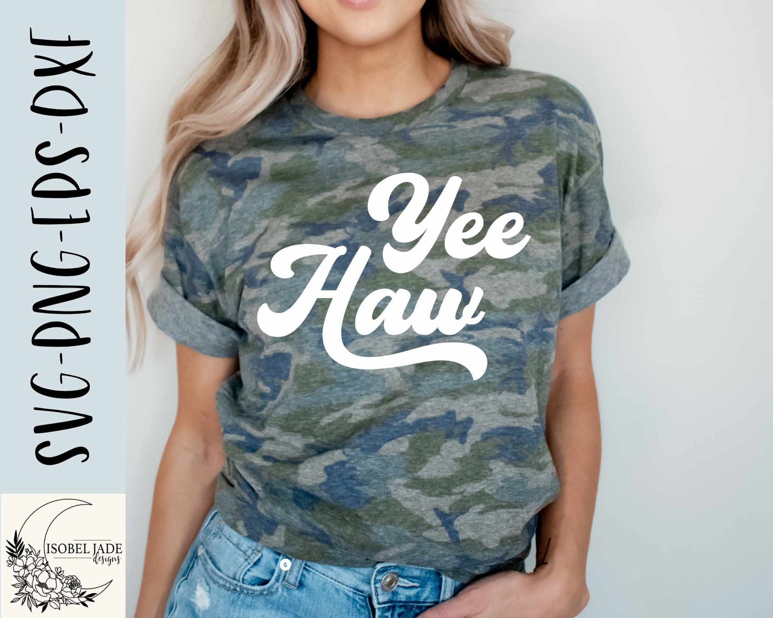 Yeehaw SVG Design Country Girl SVG File for Cricut Rodeo | Etsy