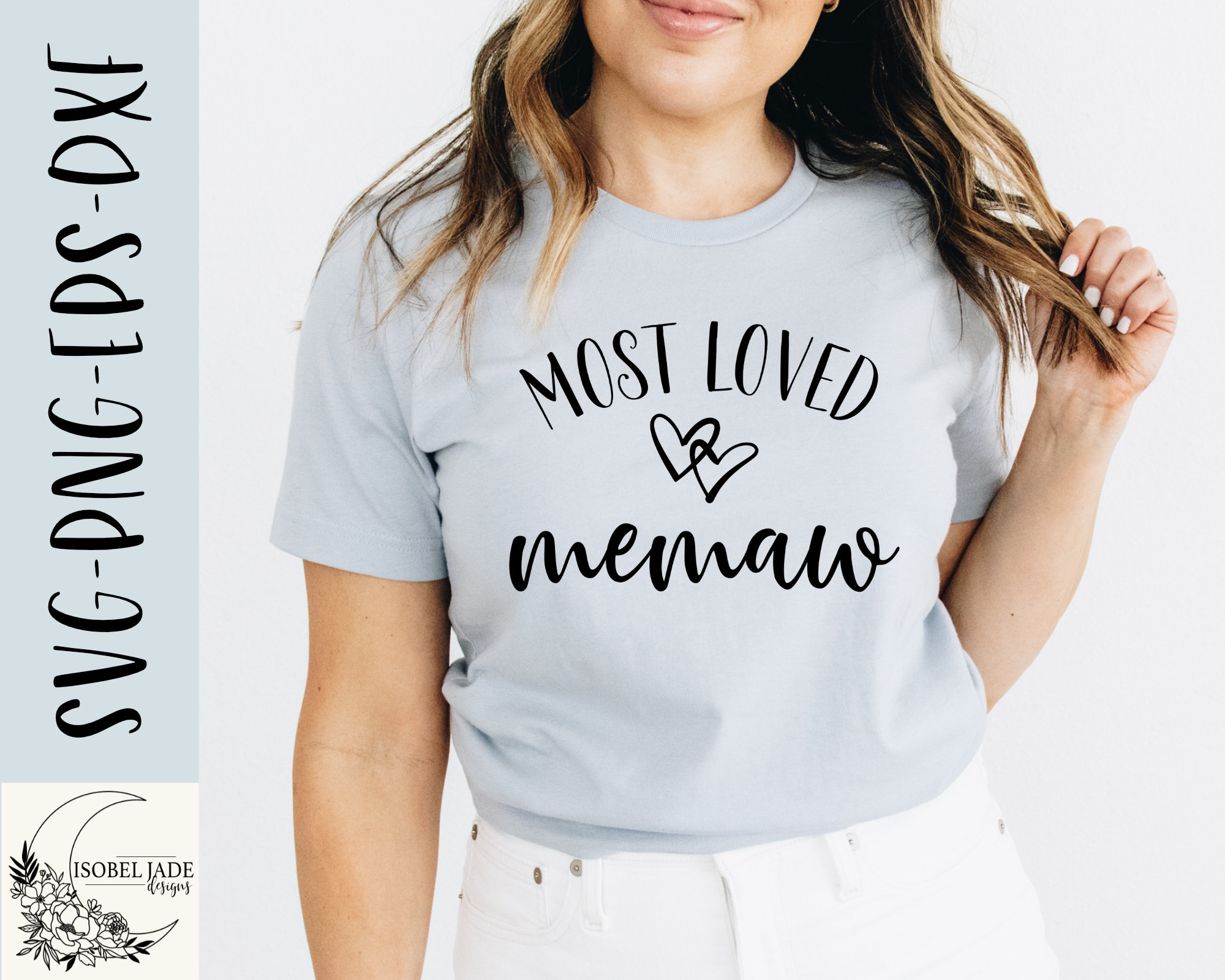 Most Loved Memaw Svg Memaw Svg Shirt I Love My Grandkids - Etsy