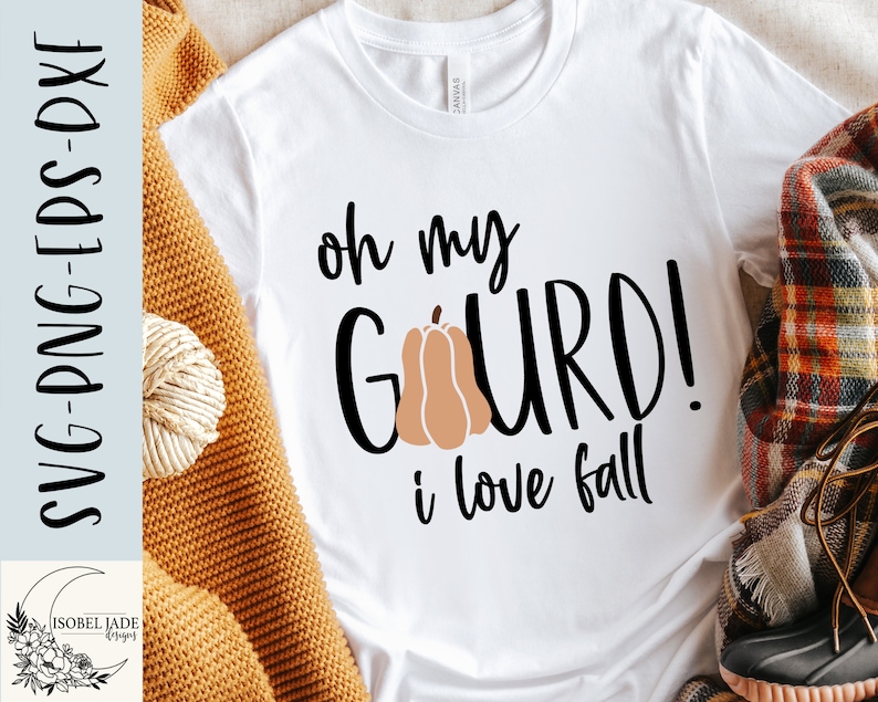 Oh My Gourd SVG Design - Fall Sign SVG for Cricut - Funny Fall SVG ...
