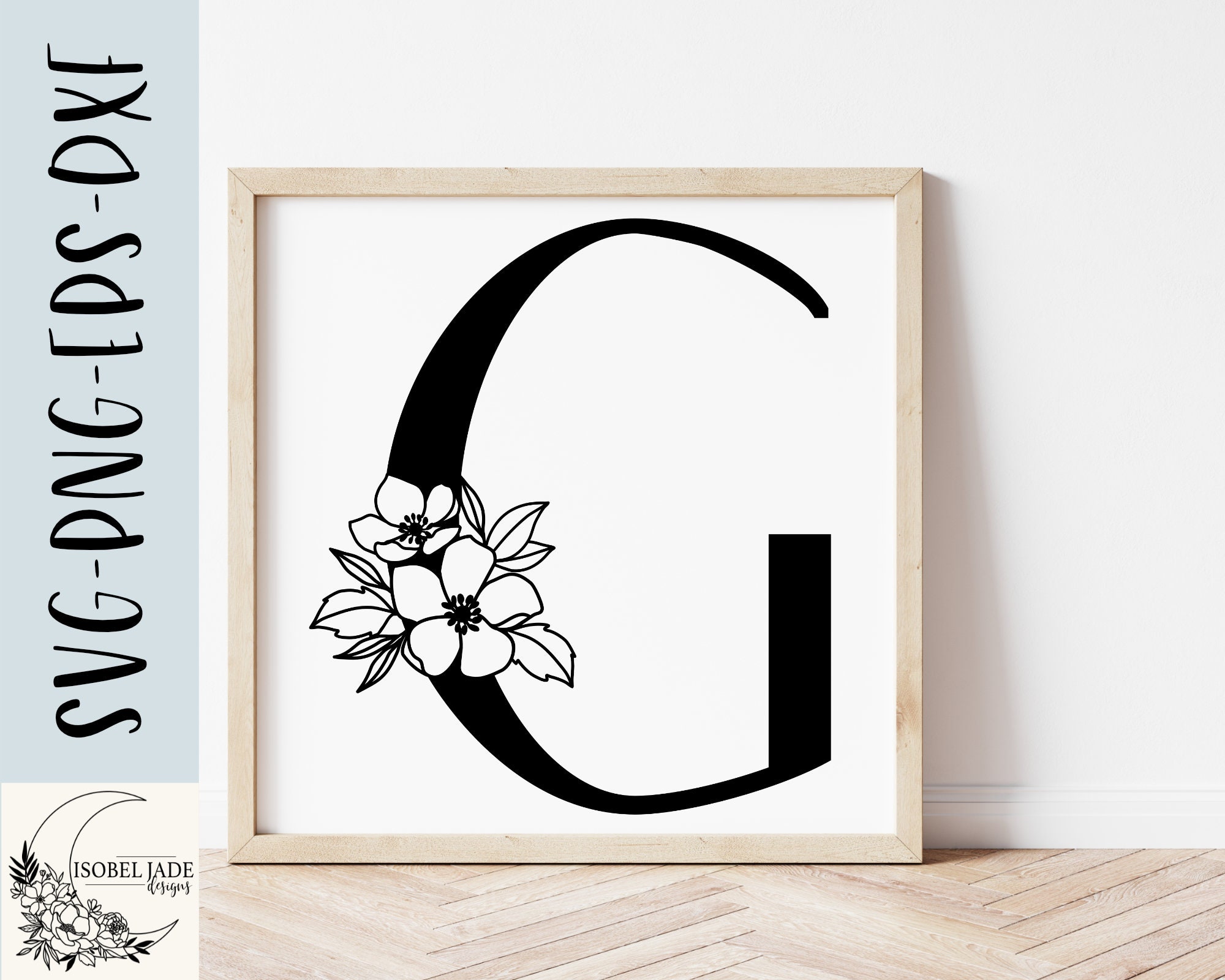 Letter G Svg Monogram Svg Name Svg Floral Letter Svg - Etsy Australia