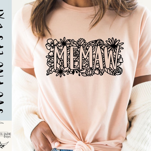 Memaw Svg - Etsy