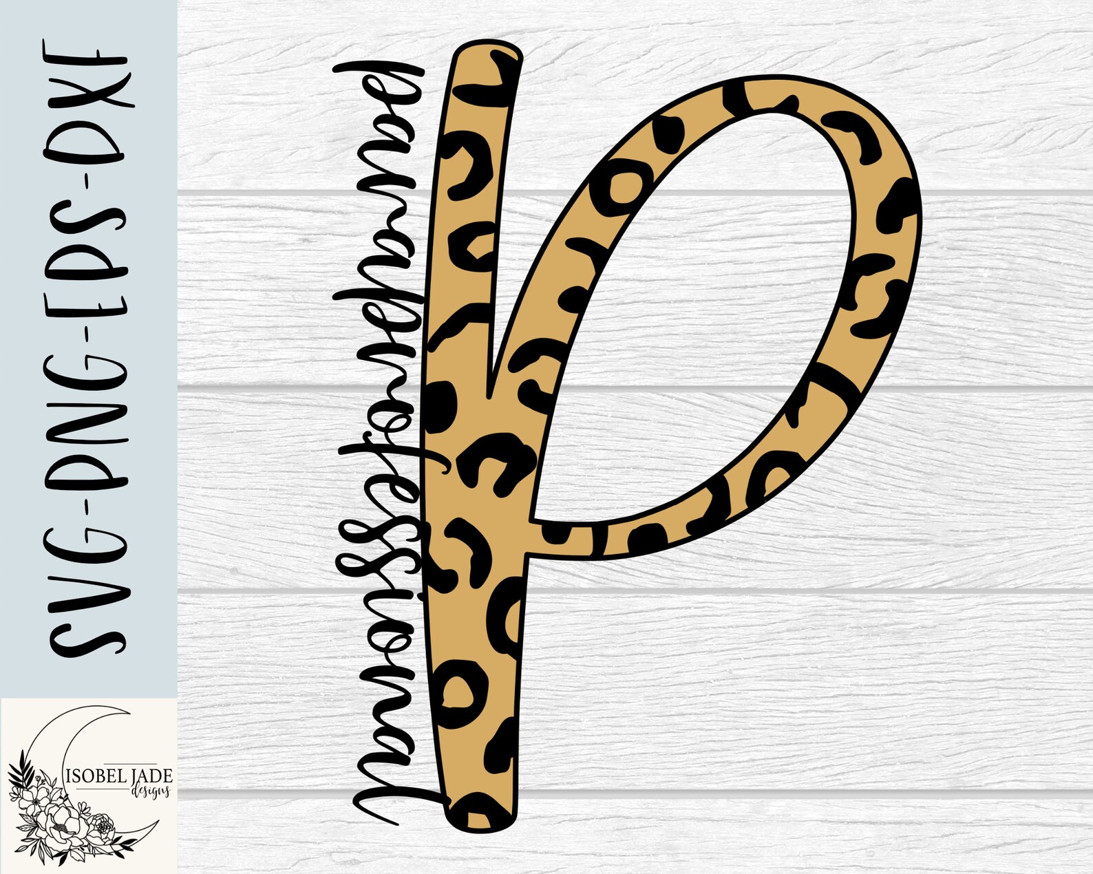 Paraprofessional Leopard Svg Para Svg Leopard Print Svg - Etsy