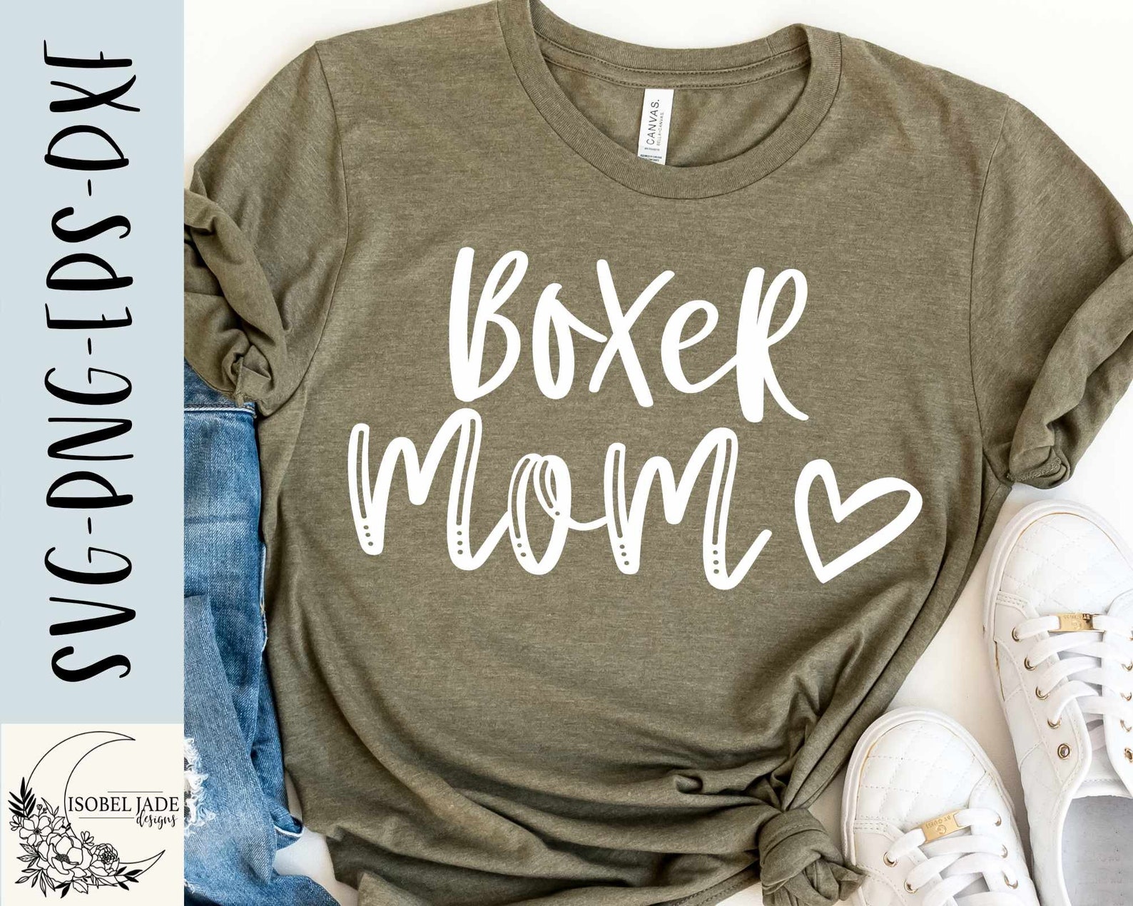 Boxer Mom SVG Design Boxer SVG File for Cricut Dog Mom SVG - Etsy
