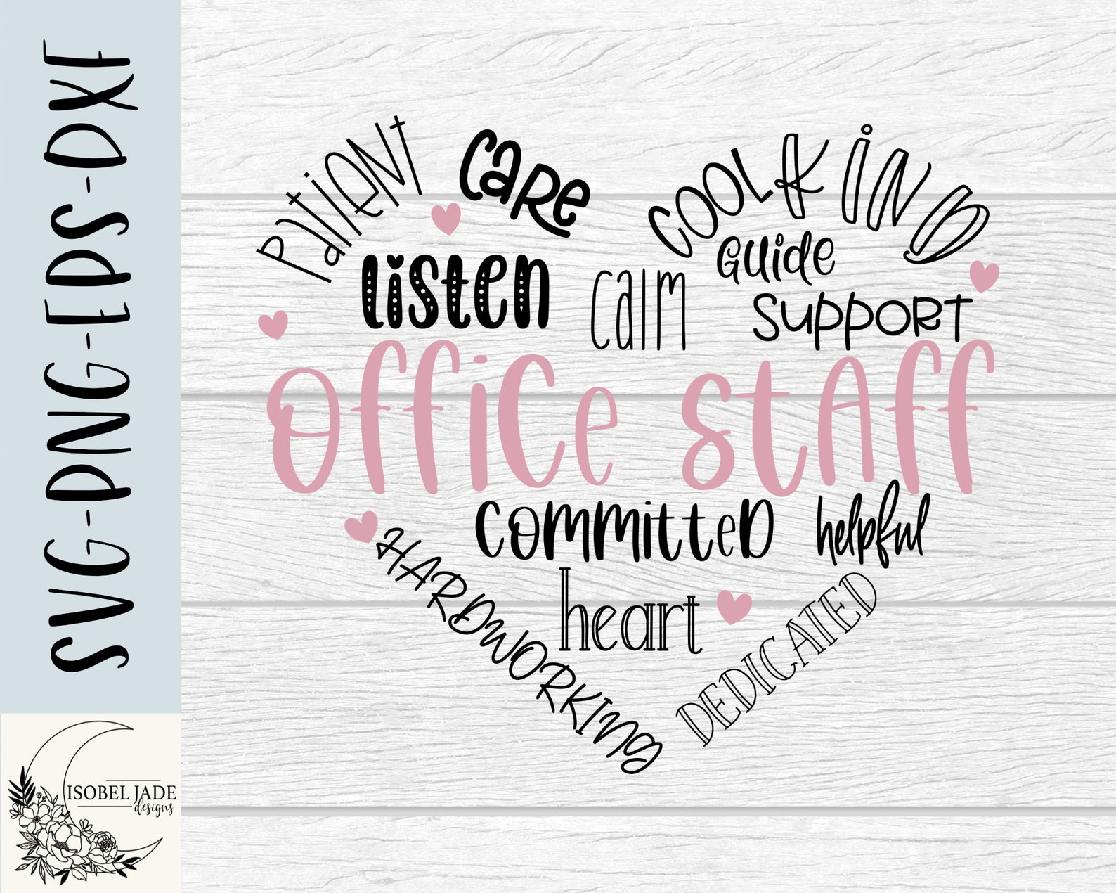 Office Staff Heart Svg Office Staff Svg Heart Svg Office | Etsy