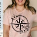 Floral Compass Svg, Flowers Svg, Compass Svg, Travel Svg, Flower Svg ...