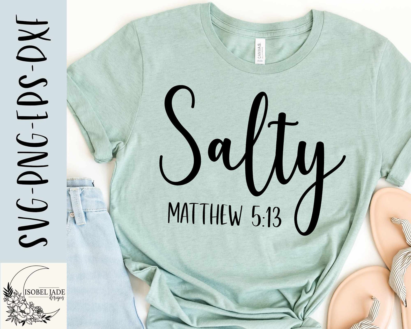 Salty SVG Design Matthew SVG File for Cricut Funny Faith - Etsy
